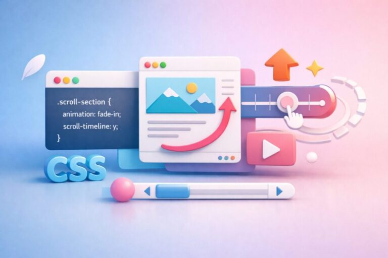 CSSだけでスクロール連動！Scroll-driven Animations完全ガイド【2026年最新】 | しんすーブログ